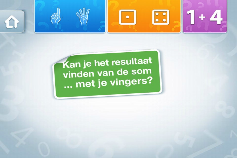Tellen met je vingers!